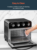 AICOOK 24qt Air Fryer Oven, 10 Functions, Accessories Included